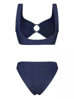 PARAMIDONNA Irina Textured Ring Bikini - Blue