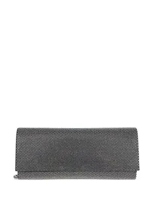 GEDEBE Crystal-embellished Clutch Bag - Silver