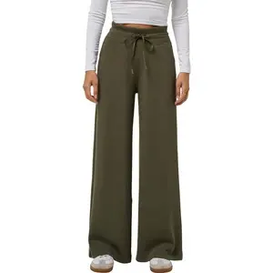 Travis Mathew Skyloft Soft Wide Leg Pants - Grape Leaf