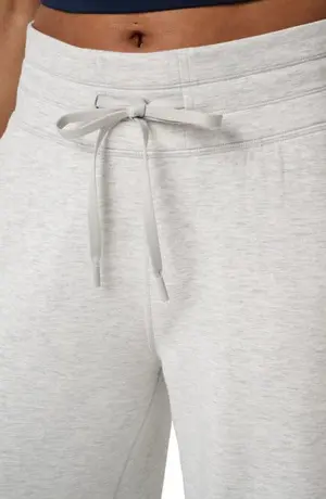 Travis Mathew Skyloft Soft Wide Leg Pants - Heather Light Grey
