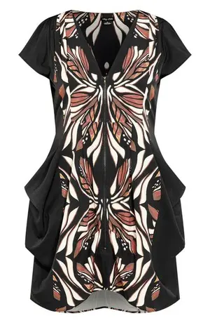 City Chic Nadia Print Tunic