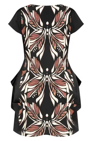 City Chic Nadia Print Tunic