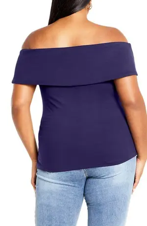 City Chic Marla Off-the-shoulder Top
