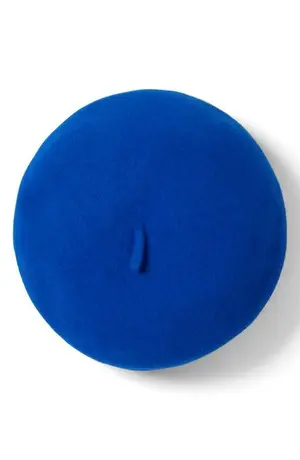 Brixton Audrey Ii Bouclé Beret - Cyber Blue