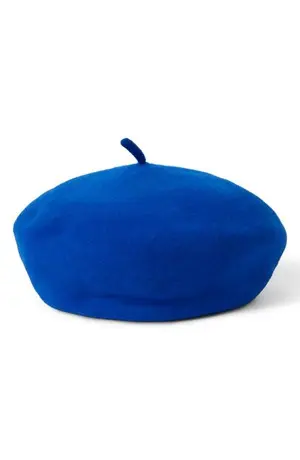 Brixton Audrey Ii Bouclé Beret - Cyber Blue