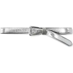 Veronica Beard Arch Metallic Leather Belt