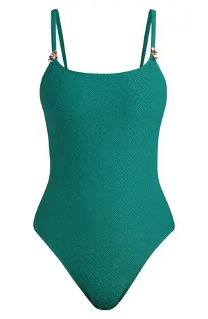 La Blanca Textured Tides Linge One-piece
