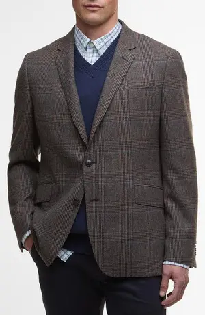 BARBOUR Maxfield Country Check Wool-Blend Sport Coat