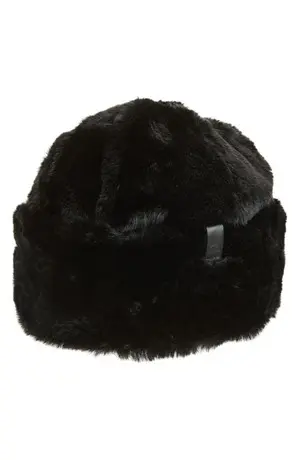 Rag & Bone Kennedy Faux Fur Hat - Black