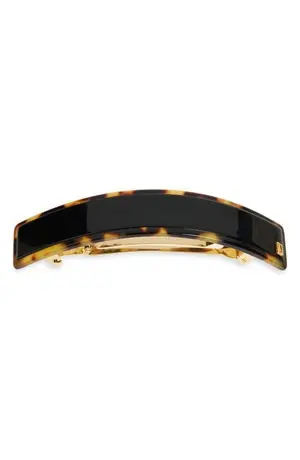 Alexandre De Paris Tortoiseshell Barrette - Black/tortoise
