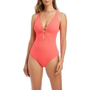 ROD BEATTIE Cross Back One-piece Swimsuit - Crab Shack