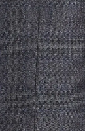 Isaia Sanita Check Super 150s Merino Wool Suit - Grey