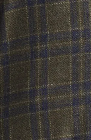 Isaia Marechiaro Plaid Wool & Silk Sport Coat - Green