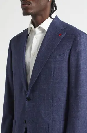 Isaia Marechiaro Wool And Cashmere Sport Coat