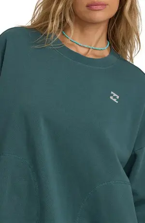 BILLABONG Logo Crewneck Sweatshirt