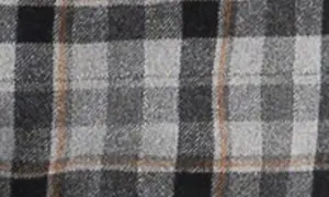 STAN RAY Plaid Zip Shirt - Charcoal Plaid