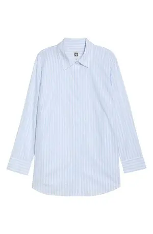 Anne Klein Stripe Woven Shirt