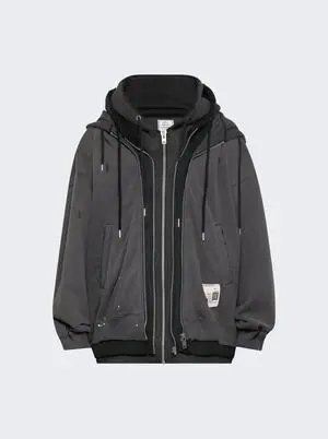 Mihara Yasuhiro Layered Cotton Parka - Black