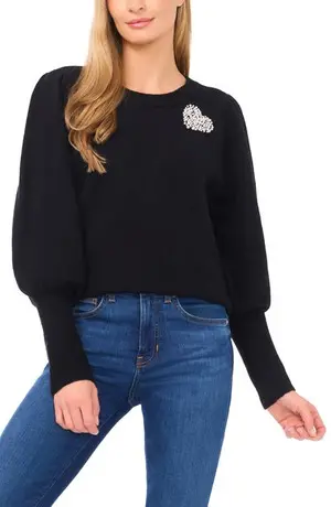Cece Dupraz Embellished Sweaters For Women