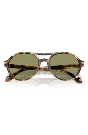 Giorgio Armani 55mm Round Sunglasses