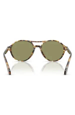 Giorgio Armani 55mm Round Sunglasses