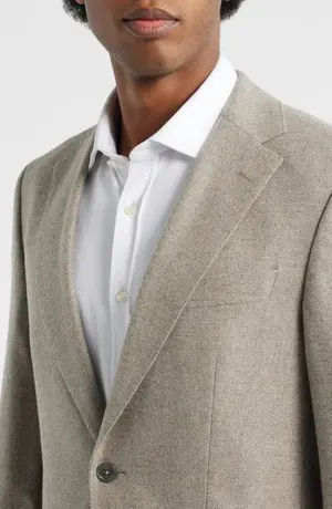BOSS Hutson Brushed Wool & Cashmere Sport Coat
