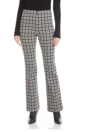 Fifteen Twenty Ellie Houndstooth Bootcut Pants