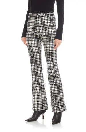 Fifteen Twenty Ellie Houndstooth Bootcut Pants