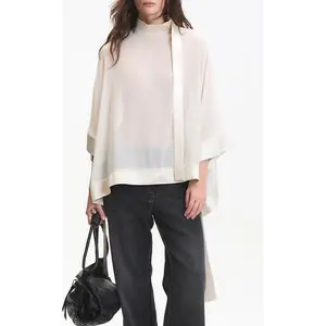 Deluc Carter Sheer Mock Neck Top