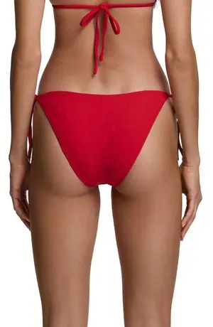 Polo Ralph Lauren Ricky Side Tie Bikini Bottoms - Cruise Red