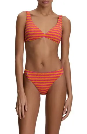 Polo Ralph Lauren Striped Bikini Top - Desert Pink Sail Ora