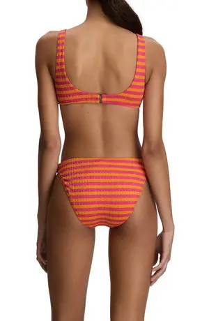 Polo Ralph Lauren Striped Bikini Top - Desert Pink Sail Ora
