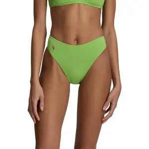 Polo Ralph Lauren Modern High-Cut Bikini Bottoms Riviera Green