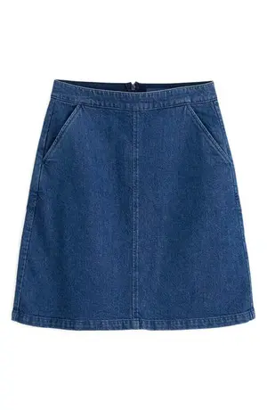 SEASALT CORNWALL Dovetail Denim A-line Skirt