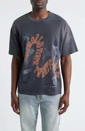 ROLLING LOUD Loud Legends Distressed Graphic T-shirt