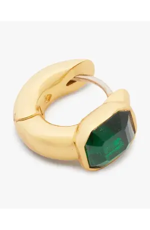Kate Spade New York Asscher Huggie Hoop Earrings