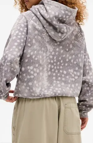 BDG URBAN OUTFITTERS Deer Print Raglan-sleeve Hoodie