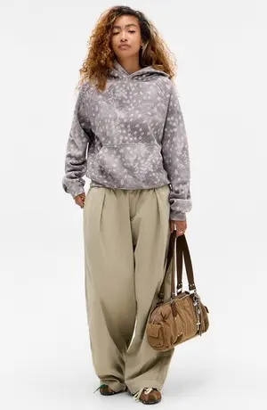 BDG URBAN OUTFITTERS Deer Print Raglan-sleeve Hoodie