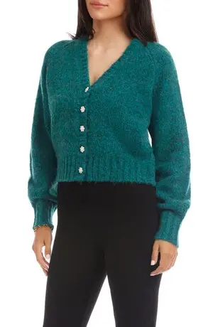 Karen Kane Pearl Button Cardigan