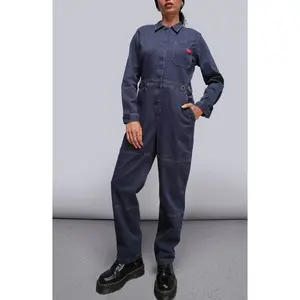 WILDFANG Essential Denim Coverall - Navy