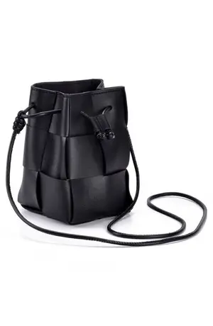 ADORNIA Patchwork Bucket Bag