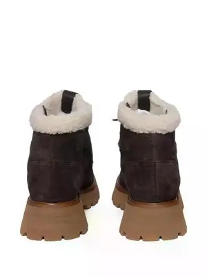 Michael Kors 44mm Shearling Lace-up Boots