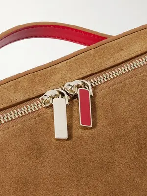 CHRISTIAN LOUBOUTIN Djanis Suede Messenger Bag