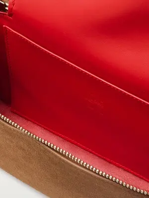 CHRISTIAN LOUBOUTIN Djanis Suede Messenger Bag