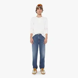 MOTHER The Bronco Straight-leg Jeans - Blue