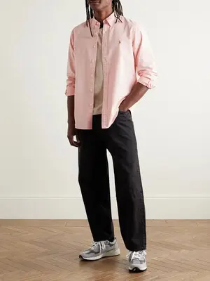 Polo Ralph Lauren Button-down Collar Striped Cotton-poplin Shirt