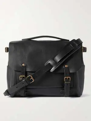 BLEU DE CHAUFFE Clair Full-grain Leather Messenger Bag