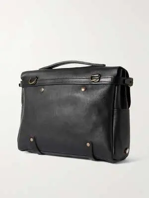 BLEU DE CHAUFFE Clair Full-grain Leather Messenger Bag
