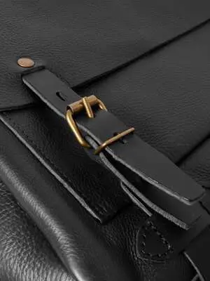 BLEU DE CHAUFFE Clair Full-grain Leather Messenger Bag