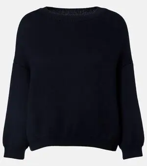 Khaite Sabina Cashmere And Mohair Sweater - Blue
